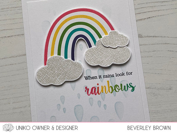 Sunshine & Rainbows Clear Stamp Set – Uniko
