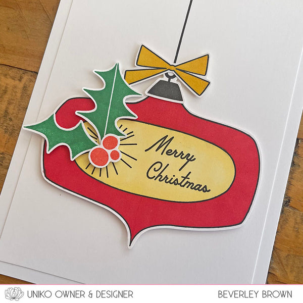 Mid Century Modern Baubles Clear Stamps – Uniko