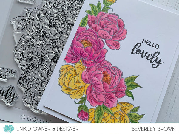 Hello Lovely Clear Stamp Set – Uniko
