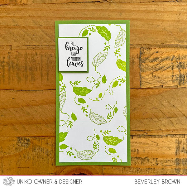 Autumn Serenade Clear Stamp Set – Uniko