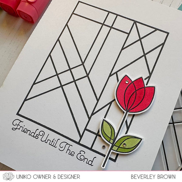 Flower Power #11 Clear Stamp Set – Uniko