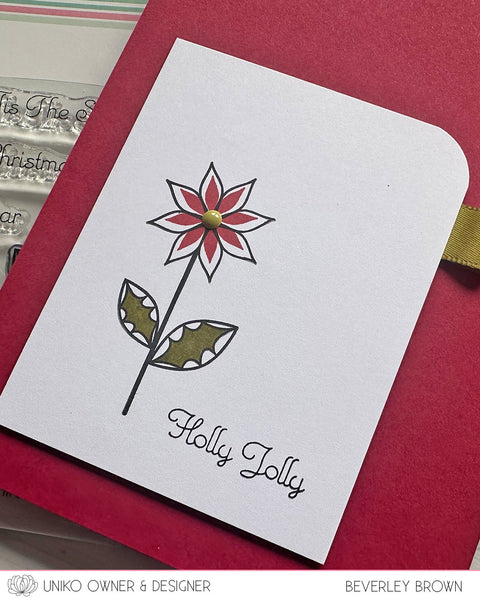 Flower Power #12 Clear Stamp Set – Uniko